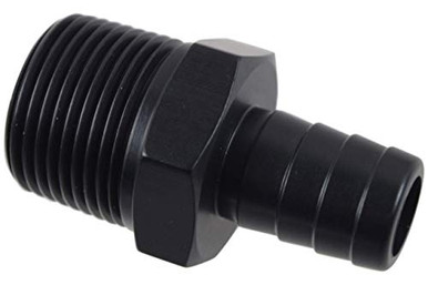 ICT Billet Straight 3/4inch NPT Pipe to 5/8inch .625inch Hose Barb ...