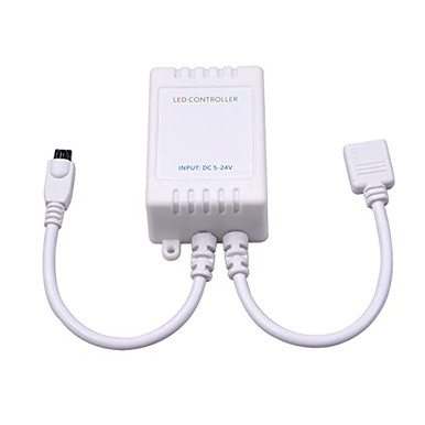 DC 5V-24V RGB LED Strip Light Lamp Smart Controller with 24-Key Remote ...