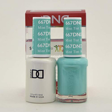 DNDDuo Gel -Gel and Matching Polish- -667 Mint Tint- - Warehousesoverstock