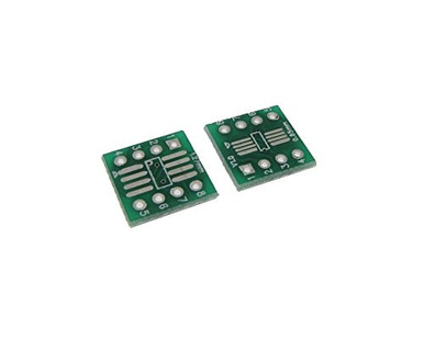 SOP8 SSOP8 SMD to DIP Breakout Board 0.65/1.27mm Pitch - Pack of 10 ...