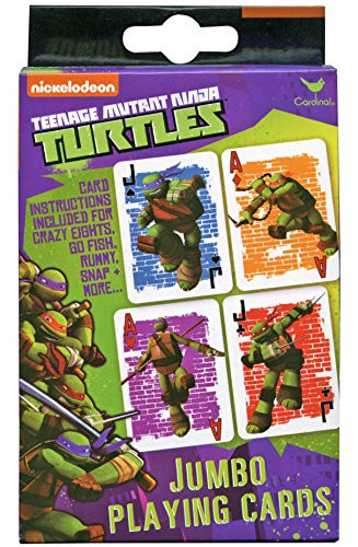 Teenage Mutant Ninja Turtles Jumbo Playing Cards - TMNT Card Deck ...