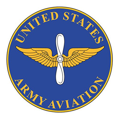 US Army - Aviation Branch Plaque - 3.5 Inch Tall Full Color Decal ...