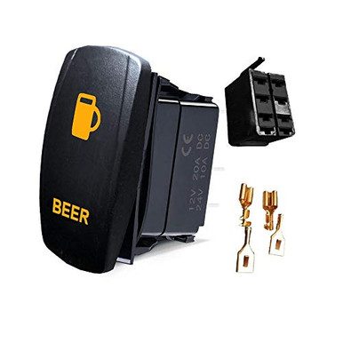 Rzr Can Am Sxs Utv Teryx Dual Back Lit Orange Beer Rocker Switch On Off ...