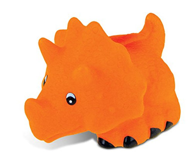 DolliBu Triceratops Dinosaur Bath Buddy Squirter - Floating Orange ...