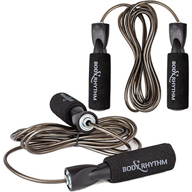 Body Rhythm 2 Pack Jump Ropes - Tangle-Free Rapid Speed - Adjustable ...