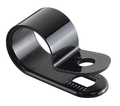 GTSE Black Nylon Plastic Cable Clamps- 1/2inch Screw Mounts for Cable ...