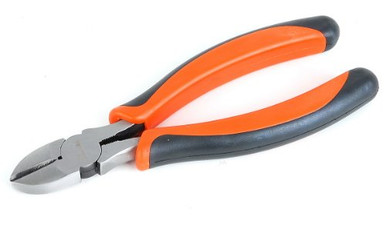 Tactix 700006T Diagonal Plier- Black/Orange- 200mm - Warehousesoverstock