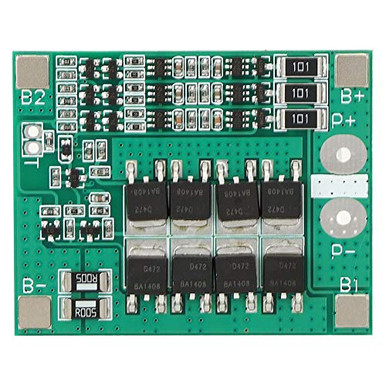 3S 12V 40A Lithium Battery Cell Protection Board BMS PCB Board with ...
