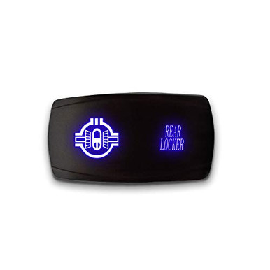 REAR LOCKER - Blue - STARK 5-PIN HORIZONTAL Laser Etched LED Rocker ...