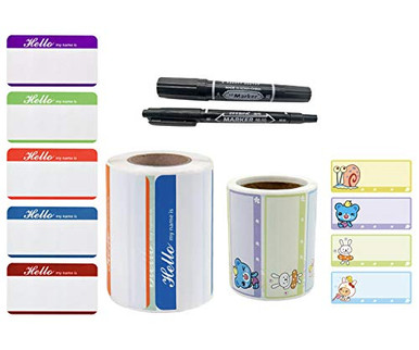 Name Stickers for Kids- Hello My Name is Stickers- Name Tags Labels ...