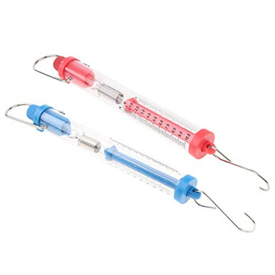 SDENSHI 2 Pieces Newton Meter Dynamometer Spring Dual-Scaled Balance ...