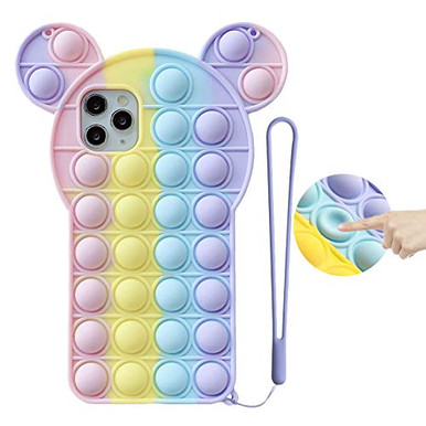 HikerClub iPhone 11 Case - Bubble Fidget Toy Phone Case Cute 3D Soft ...