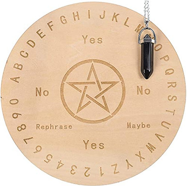 Pendulum Board Star Dowsing Divination Metaphysical Message Board ...