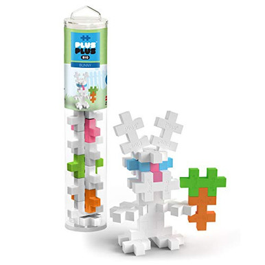 PLUS PLUS Big - Instructed Tube - 15 Piece Bunny - Construction ...