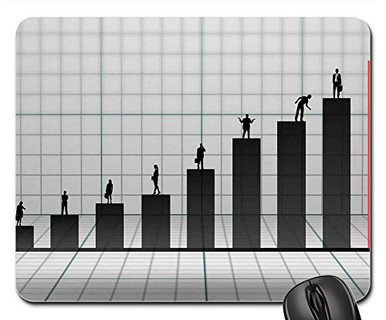 Mouse Pad - Business Architecture Bar Graph Bar Chart Success ...