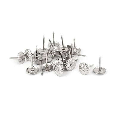 uxcell 7/16 Inch Dia Daisy Thumbtack Upholstery Decorative Nail Thumb ...