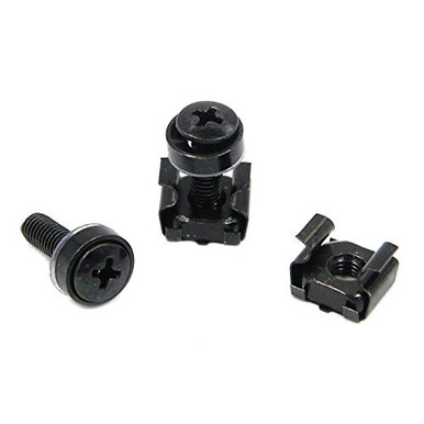 Semetall Rack Mount Cage Nuts Kit 30Pack M5x20mm Cage Cabinet Screw Kit ...