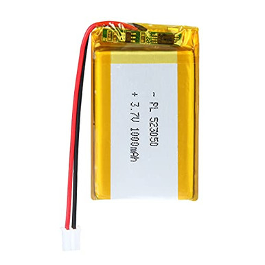 YTKavq 3.7V 1000mAh Battery 523050 Lithium Polymer Ion Rechargeable Li ...
