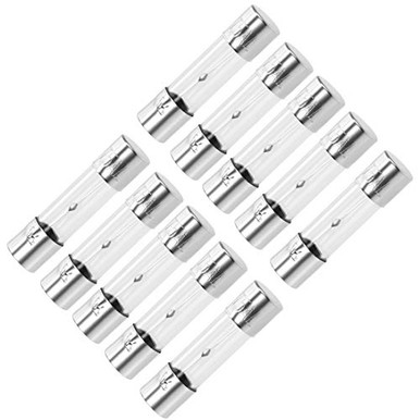 uxcell Cartridge Fuses 250V 5A 5x20mm Slow Blow Stereo Audio Amplifier ...