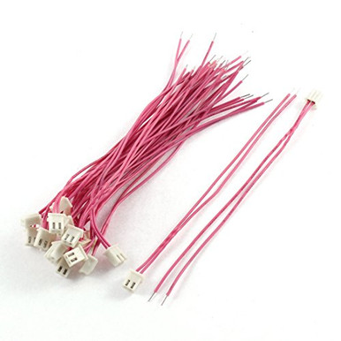 uxcell 20Pcs 2.54mm Single End 2P Male JST-XH Balance Connector Extension Wire - Warehousesoverstock