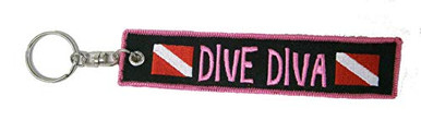 Marine Sports Banner Keychain Dive Diva for The Diving Girls ...