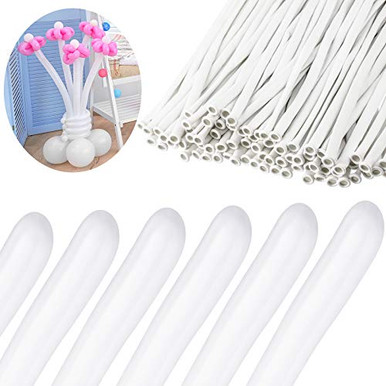 100 Pieces Twisting Balloons Long Balloons DIY Latex Balloons Modelling ...