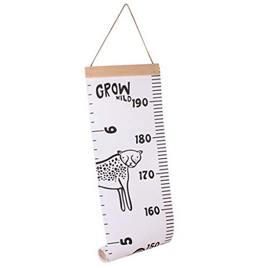 Tachiuwa Baby Growth Chart Ruler for Kids- Wood Frame Height Measure ...