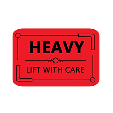 Heavy Sticker Lift with Care Labels Stickers-Shipping Mailing Cartons ...