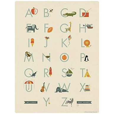 Anderson Design Group- Inc. My First ABC Alphabet Chart Decal for Boys ...