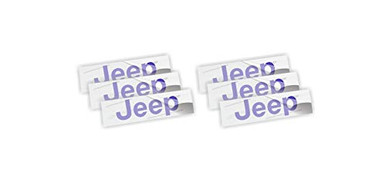 Reflective Concepts JEEP Center Cap Lettering Overlay Decal Stickers ...