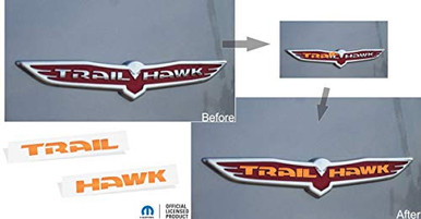 Reflective Concepts - Trailhawk Emblem Overlay Decal Sticker - Fits ...