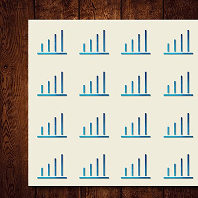 Bar Chart Analytics Report Infographic Data Craft Stickers- 30 Stickers ...