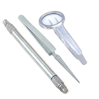 LAJA Imports 3 Pcs Foreign Object Removal Kit Splinter Probe Eye Magnet ...