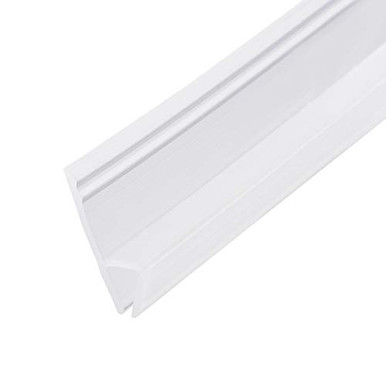 uxcell Frameless Glass Shower Door Sweep - Door Bottom Side Seal Strip ...