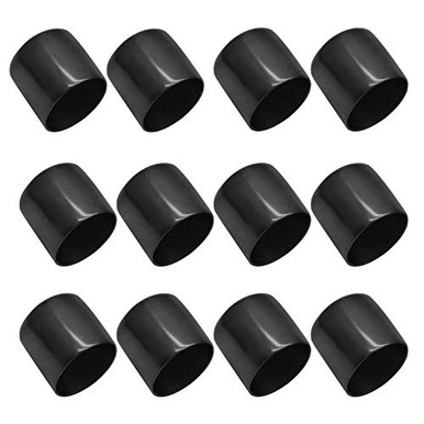 Bonsicoky 12Pcs Round Rubber End Caps 1-3/4inch -45mm- ID Vinyl ...