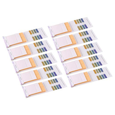 uxcell PH Test Strips 8.2-10.0 Indicator Paper Lab Litmus Tester 80in1 ...