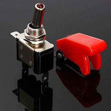 AutoE 2016 New 12V 20A Illuminated Dark Red LED Toggle Switch Control ...
