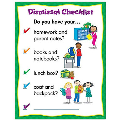Dismissal Checklist Chart - Warehousesoverstock