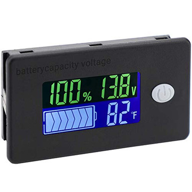 Battery Capacity Monitor-24V Battery Fahrenheit Temperature Monitor 10 ...