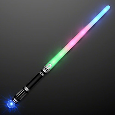FlashingBlinkyLights LED Short Saber Light Up Staff Sword with Light ...