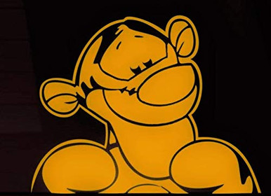 Tigger Peeking Vinyl Car Truck Decal Sticker Disney Kids Fun Winnie The ...