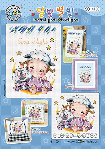 SO-4150 Moonlight Starlight- SODA Cross Stitch Pattern leaflet ...