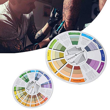 Color Wheel 2 Tattoo Color Wheel Paint Mixing Learning Guide Art Class ...