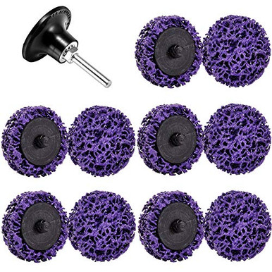 11 Pack 2inch Quick Change Roloc Easy Strip Discs for Angle Grinders ...