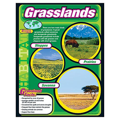 Trend Enterprises Inc Grasslands Learning Chart - Warehousesoverstock