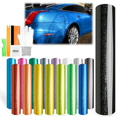 EZAUTOWRAP Free Tool Kit Purple Premium High Gloss Glitter Sparkle ...