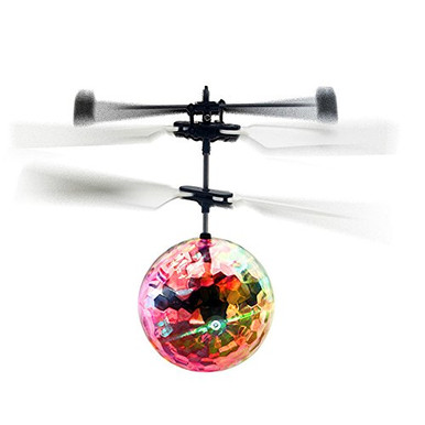 Gosear RC Toy RC Flying Helicopter Ball with Color Changing LED Flash ...