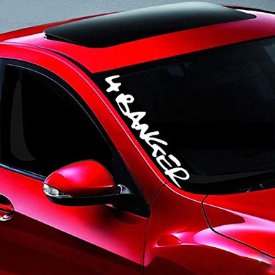 Noizy Graphics 20inch 4 Banger 3 JDM Street Racing Side Windshield ...