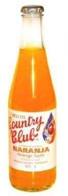 Country Club Orange Soda - Naranja Bottle 12 oz - Warehousesoverstock