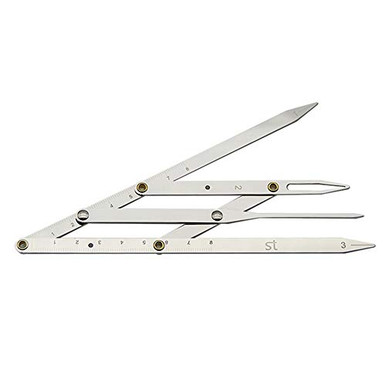 Golden Mean Calipers Stainless Steel Thrush Eyebrow Microblading Ruler ...